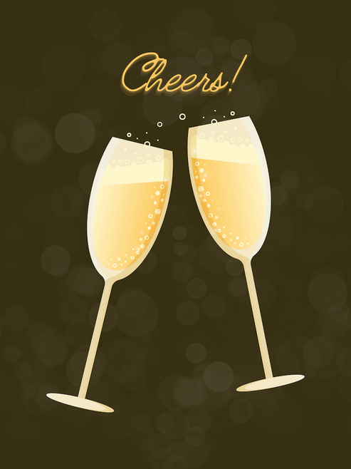 Cheers! - Congratulations Cards - Thanks a Ton